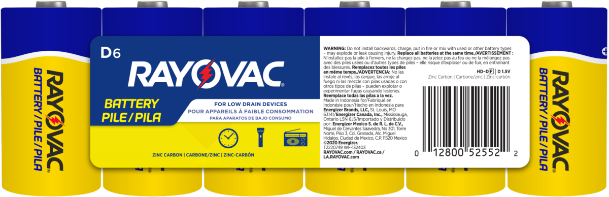 Batteries - Rayovac Industrial